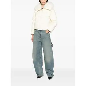 YVES SALOMON Neutrals Jackets Puffer Jackets