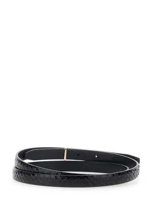 TOM FORD Semi Shiny Printed Python Belt