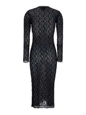Isabel Marant Étoile Belsane" Lace Trimmed Long Dress - Multicolor