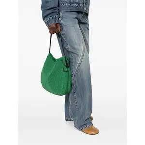 JW Anderson Logo Plaque Shoulder Bag - Green