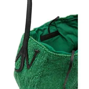 JW Anderson Logo Plaque Shoulder Bag - Green