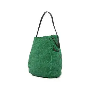 JW Anderson Logo Plaque Shoulder Bag - Green