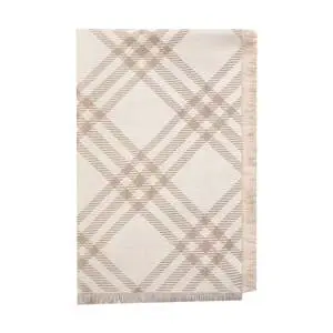 Burberry Degrade' Check Scarf In Wool And Silk
