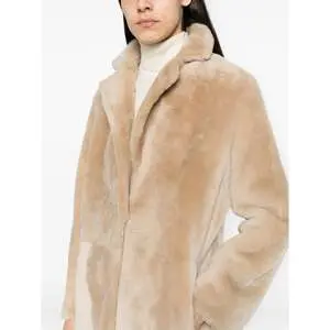 YVES SALOMON Faux Fur Coat