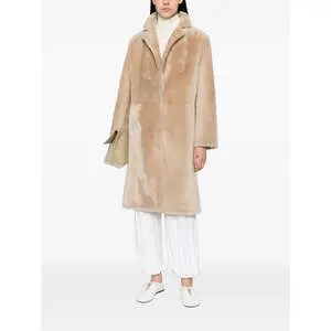 YVES SALOMON Faux Fur Coat