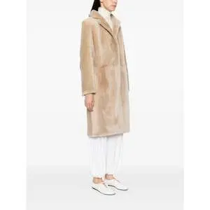 YVES SALOMON Faux Fur Coat