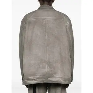 Rick Owens Grey Jackets Denim Jackets