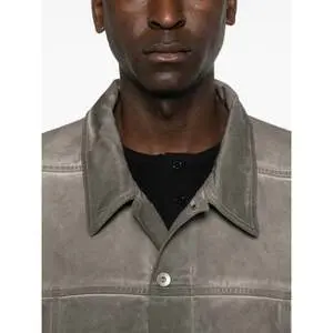 Rick Owens Denim Jacket - Gray