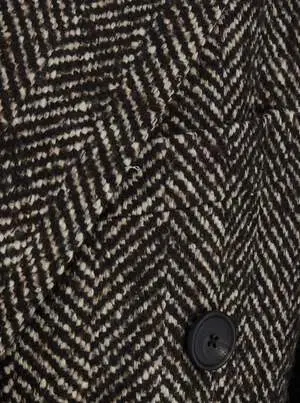 Tagliatore Double-breasted Wool Blend Coat