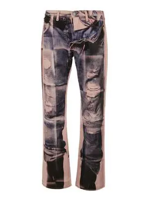 Acne Studios Printed Denim Jeans - Multicolor