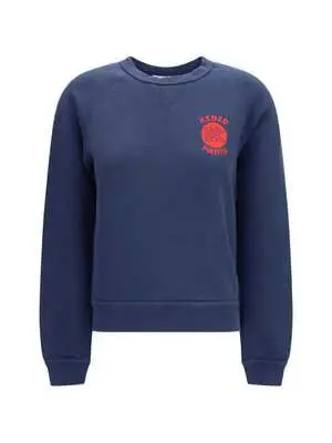 Kenzo Emblem Embroidered Sweater - Blue
