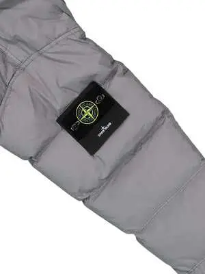 Stone Island Quilted High Neck Down Jacket - Gray