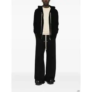 Rick Owens Cashmere & Wool Zip-up Hoodie