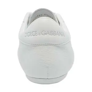 Dolce & Gabbana Calf Leather Soft Ballet Sneakers - White