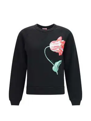 Kenzo Printed Tulip Sweatshirt - Black