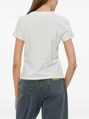 Kenzo Logo Embroidered Cotton T-shirt