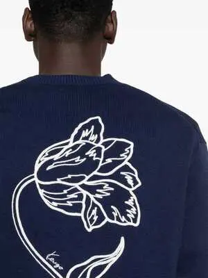 Kenzo Floral-embroidered Cardigan