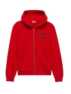 Kenzo Sounds` Cotton Zip-up Hoodie