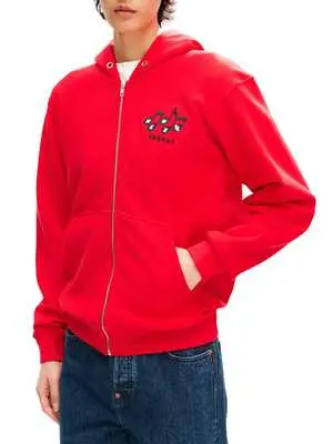 Kenzo Sounds` Cotton Zip-up Hoodie
