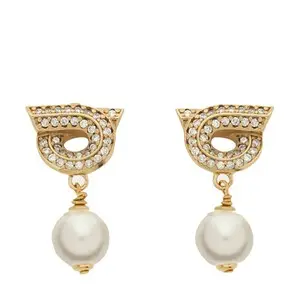 Ferragamo Pearl Earrings