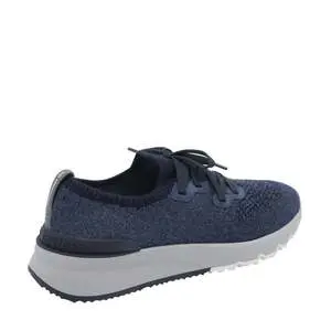 Brunello Cucinelli Knitted Runner Sneakers With Logo