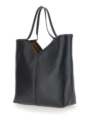 Saint Laurent Y Tote Leather Shoulder Bag