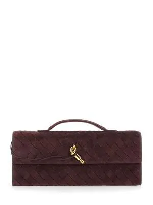 Bottega Veneta Andiamo Clutch Intrecciato 15 Cashmere Calf - Multicolor