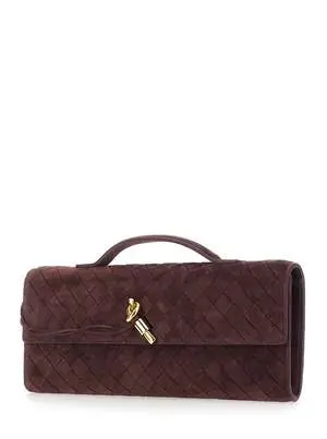 Bottega Veneta Andiamo Clutch Intrecciato 15 Cashmere Calf - Multicolor