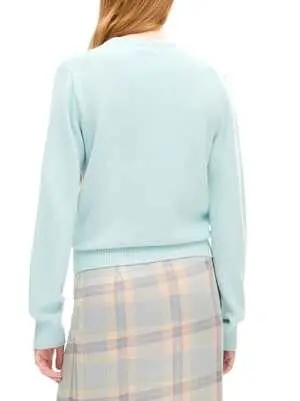 Kenzo Varsity' Cotton And Wool Blend Sweater With Embroidered Logo