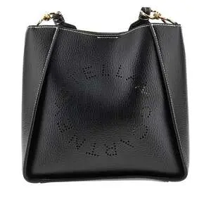 Stella McCartney Alter Mat 'stella Logo' Crossbody Bag - Black