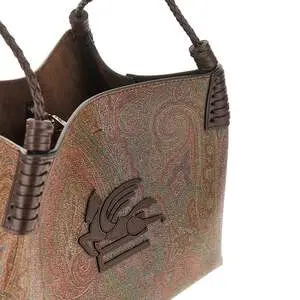 Etro Small 'libra' Paisley Shopping Bag