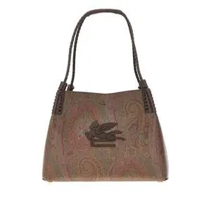Etro Small Paisley Shopping Bag - Brown