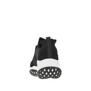 ROGER VIVIER Viv' Run Fabric And Mesh Sneakers With Embossed Buckle - Black