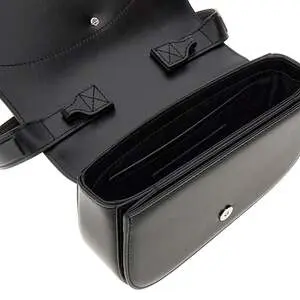 DIESEL® Leather '1dr' Shoulder Bag - Black