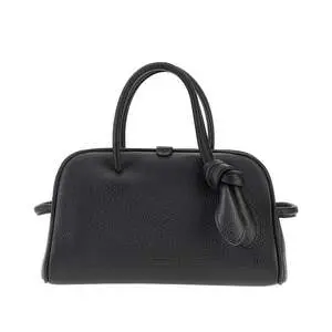 Jacquemus Grained Leather Small 'turismo' Bag - Black