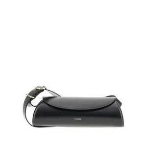 JIL SANDER Small Leather "cannolo" Bag - Black