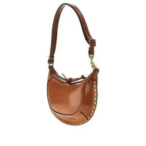 Isabel Marant Étoile Oskan Moon Leather Bag With Studs