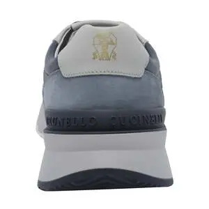 Brunello Cucinelli Suede Runner Sneakers With Logo