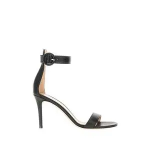 GIANVITO ROSSI Smooth Leather 'portofino' Sandals - Black