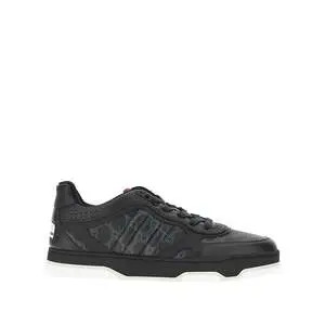 Gucci Re-web' Leather Sneakers - Black