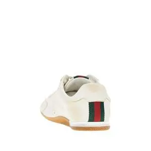 Gucci Shift Leather Sneakers - White