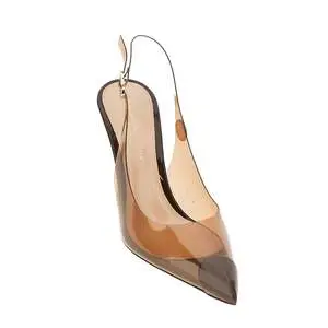 GIANVITO ROSSI Diana' Plexi Slingback Pumps