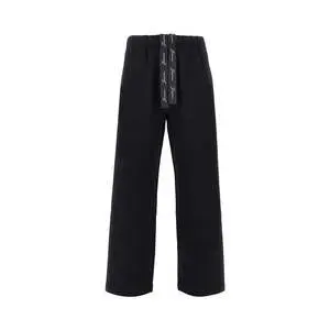 Jacquemus Rond Carré Cotton Pants - Black