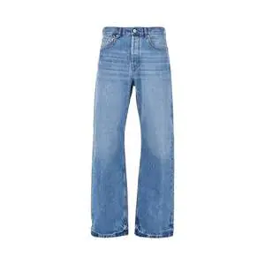 Jacquemus Straight Leg Denim Pants - Blue