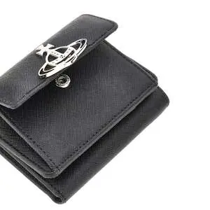 VIVIENNE WESTWOOD Saffiano Leather Small Wallet