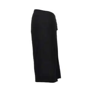 Rabanne Gathered Jersey Midi Skirt