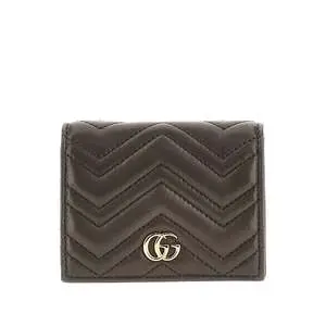 Gucci Gg Marmont' Mini Wallet - Brown