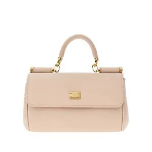 Dolce & Gabbana Plongé Leather 'my Sicily' Bag - Pink