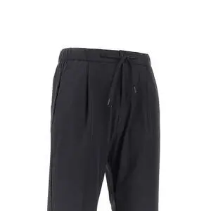 Herno Light Nylon Stretch Pants - Black