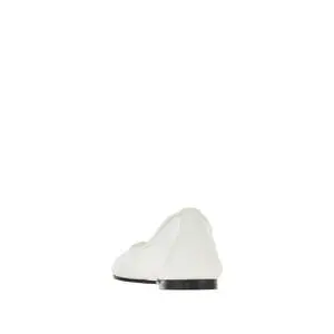 Jacquemus Ovalo Mesh Ballerinas - White
